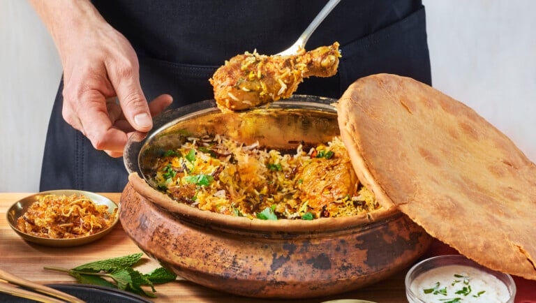 Chicken Biryani Recipe with Raita - Nick's Kitchen